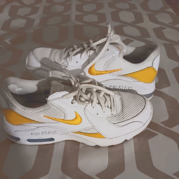 Nike | Shoes | Nike White And Yellow Nike Check Ok | Poshmark